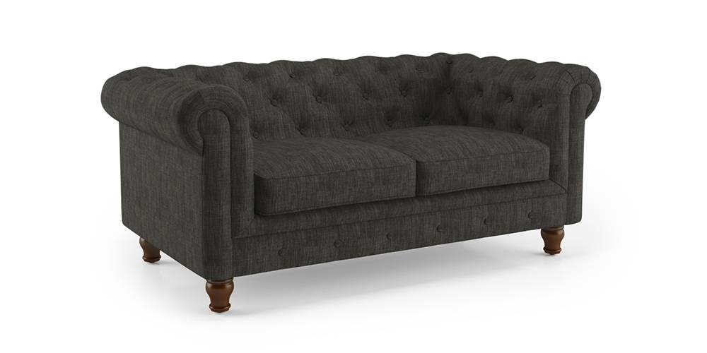 Winchester Fabric Sofa (Graphite Grey) - Urban Ladder