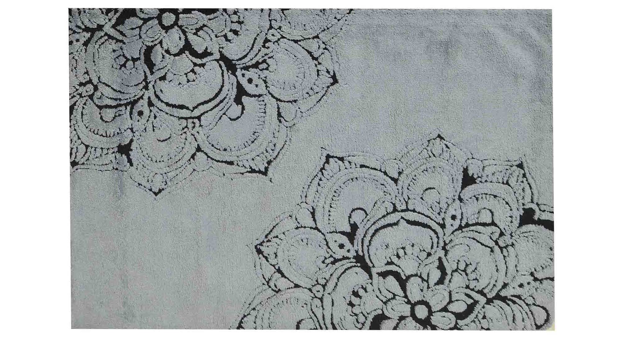 Grey Contemporary Machine Made Polyester 3 X 5 Feet Carpet - Urban Ladder