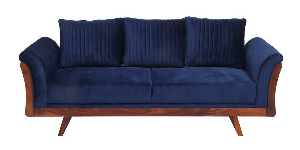 Davis Fabric Sofa (Teal Blue) - Urban Ladder