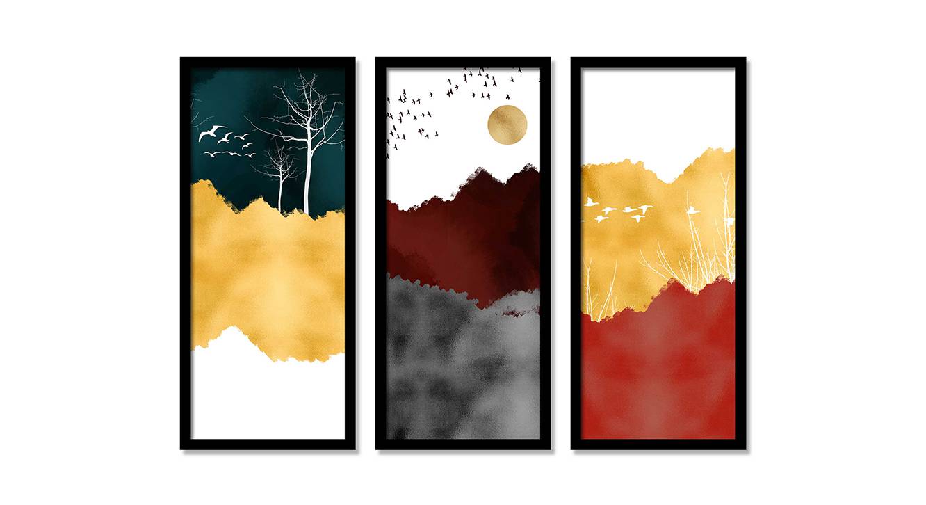Black Wood Wall Art Urban Ladder Black Wood Wall Art Urban Ladder