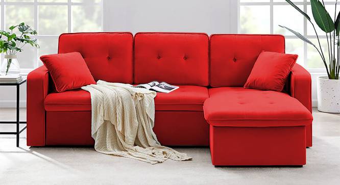 Red Sleeper Sofa | Baci Living Room