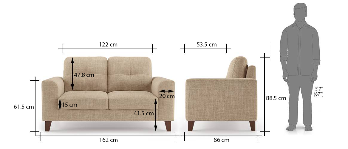 Standard Sofa Size In Feet | Cabinets Matttroy