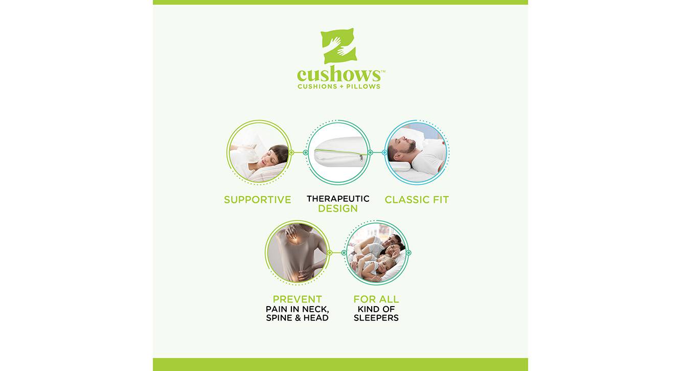 Rayna Memory Foam 14x24 inches Pillow - Urban Ladder