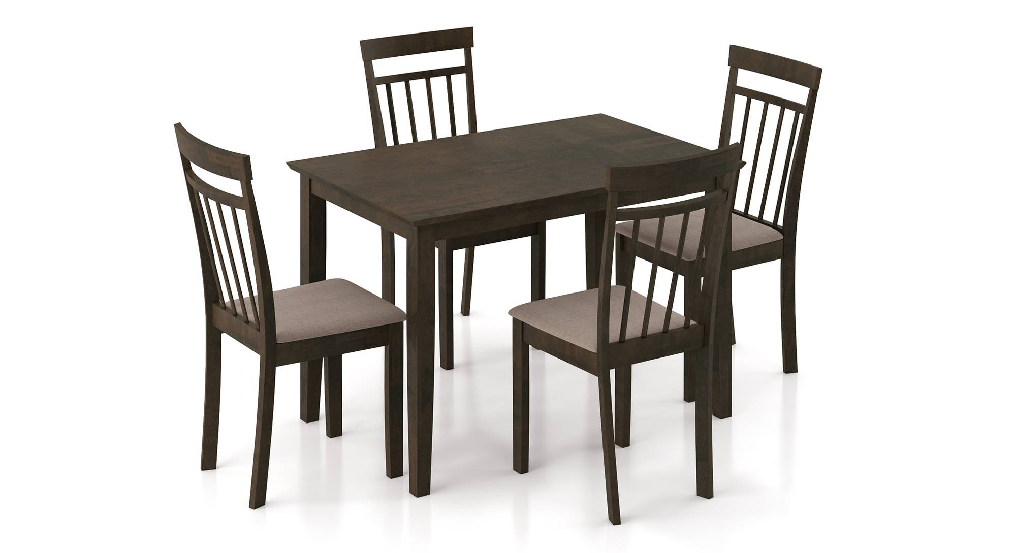 Ava Solid Wood 4 Seater Dining Set in ( Colour - Urban Ladder