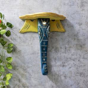 Jason Multicolor Solid Wood Wall Shelf - Urban Ladder