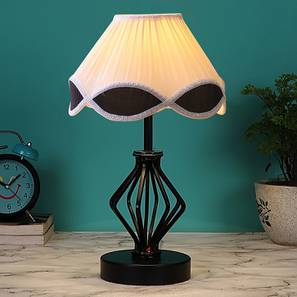 Charli Vintage Multicolor Shade Table Lamp With Iron Base - Urban Ladder