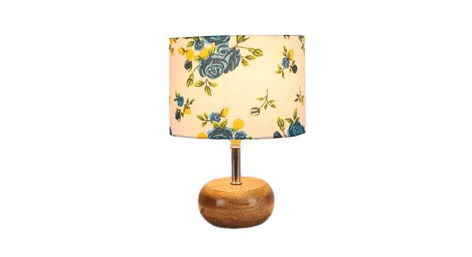 Magnolia Multicolor Cotton & Solid Wood Table Lamp - Urban Ladder