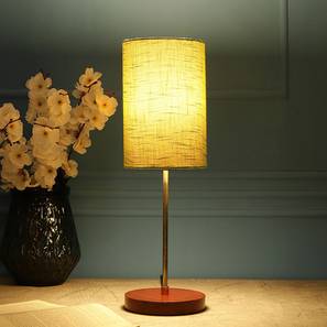 Ross Green Texture Table Lamp with Alluminium Base - Urban Ladder