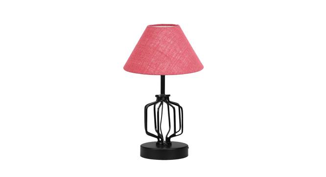 Wynter Pink Jute Table Lamp With Iron Base - Urban Ladder