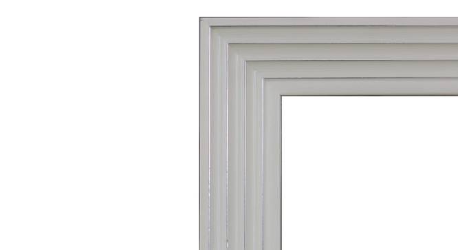 White Glass Rectangular Wall Mirror - Urban Ladder
