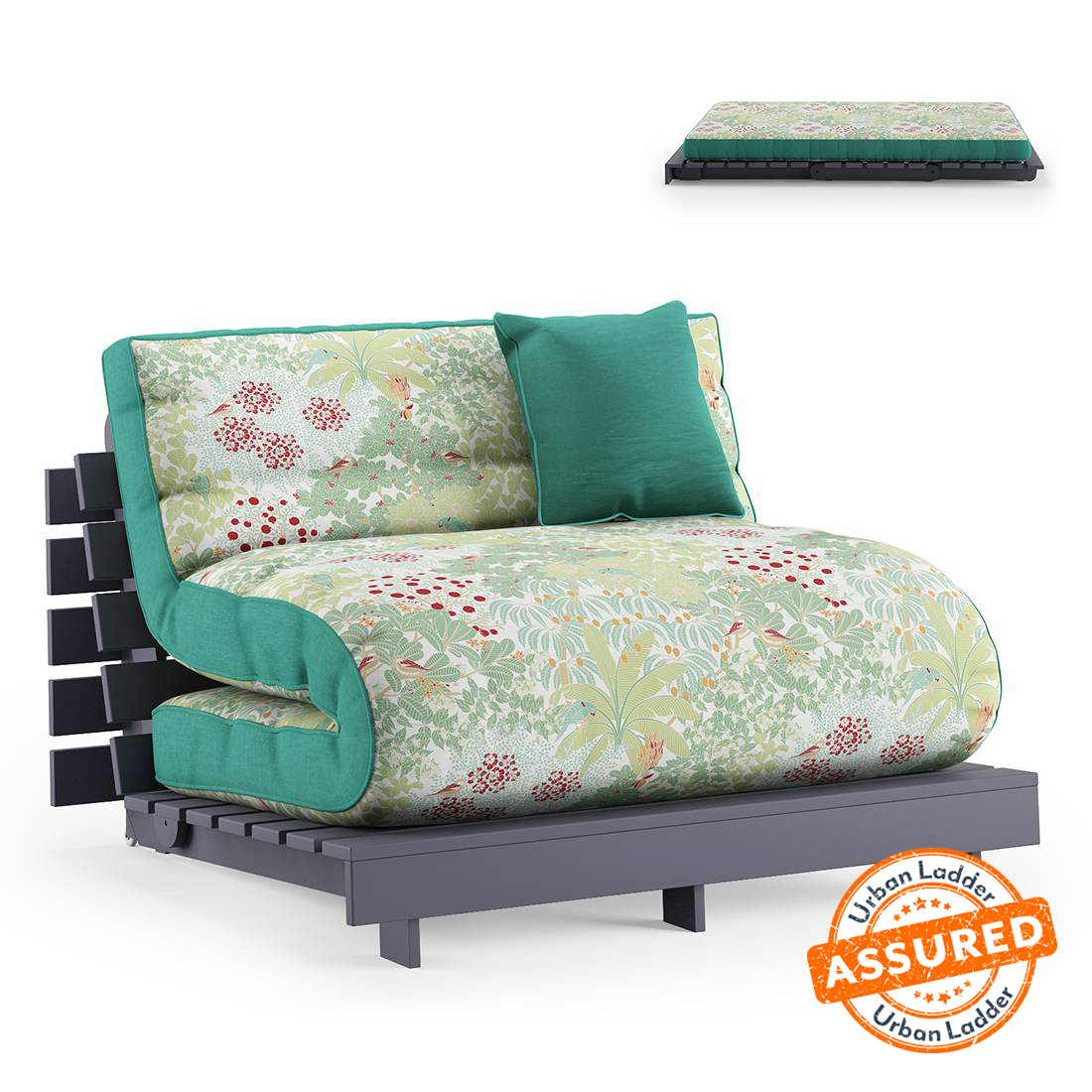 Home Mexico 2 Seater Futon Sofa Bed | Baci Living Room