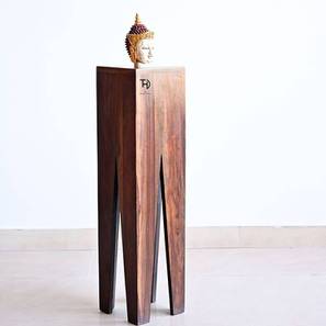 V Solid Wood Side Table in Melamine Finish - Urban Ladder