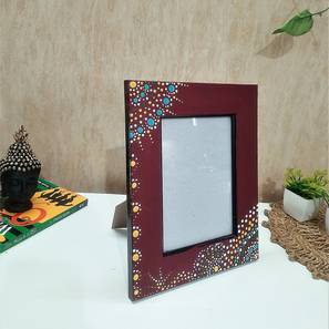 Maroon Wood Photoframe - Urban Ladder