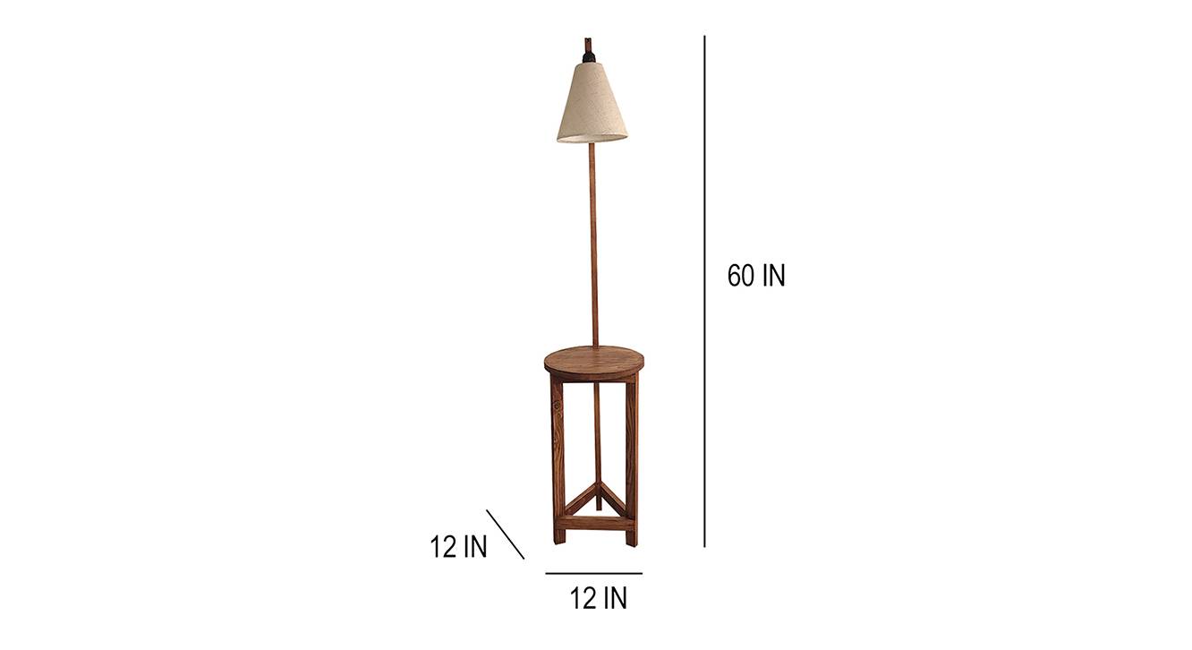 Accent Beige Jute Floor Lamp with Beige Jute Base - Urban Ladder