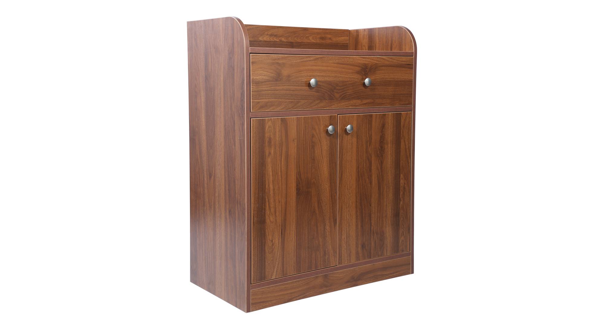Cascade Engineered Wood Chest of 1 Drawers in Walnut Finish - Urban Ladder