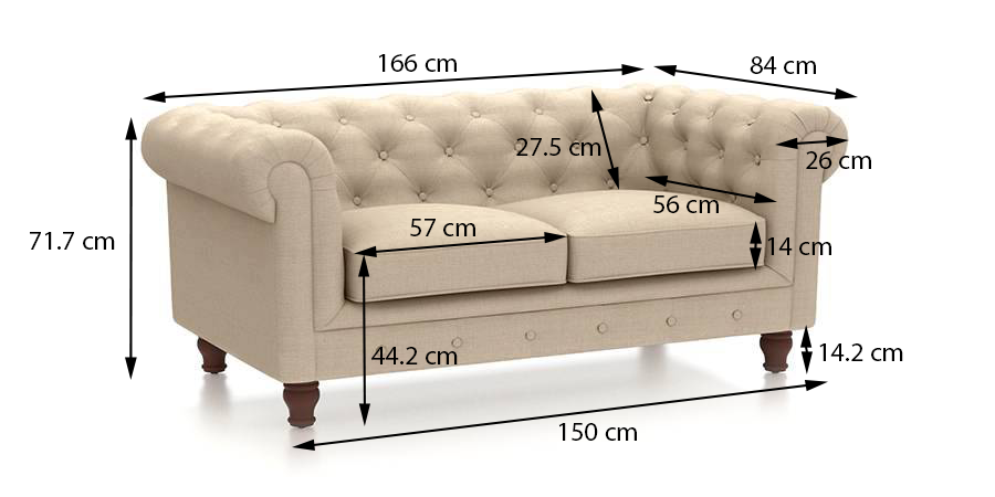 Standard 2 Seater Sofa Dimensions In Cm | Cabinets Matttroy