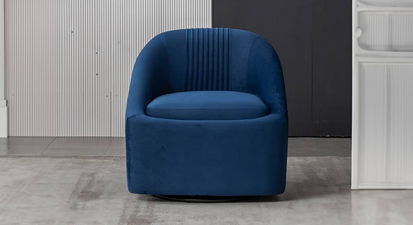 Chrishun Accent Chair in Grey Colour - Urban Ladder