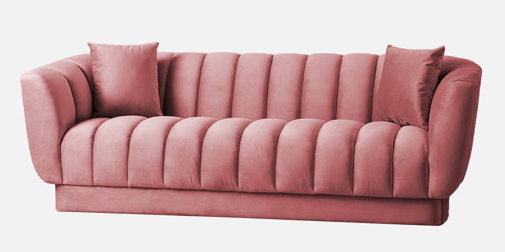 Exalt Fabric Sofa (Pink) - Urban Ladder
