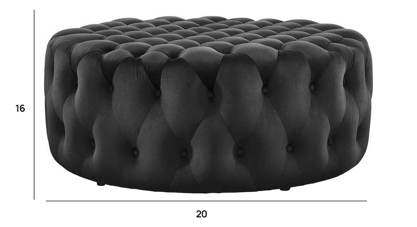 Kolden Ottoman Color in Maroon - Urban Ladder