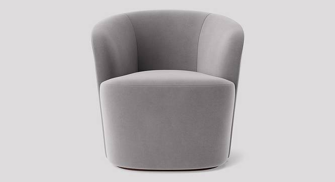 Aron Fabric Accent Chair in Grey Colour - Urban Ladder