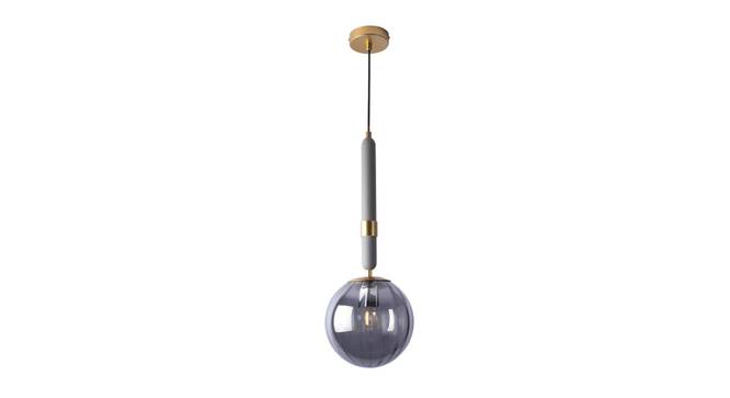 Crux Metal Hanging Light in Gold, Smokey Colour - Urban Ladder