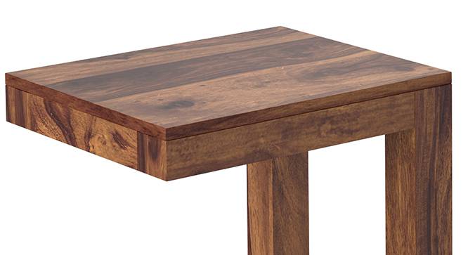 Leslie Solid Wood Side Table in Natural Finish - Urban Ladder