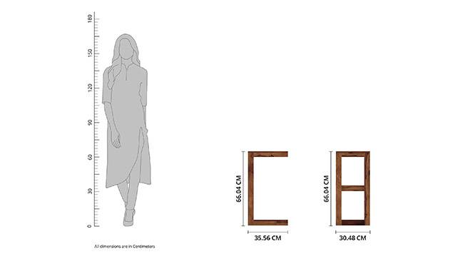 Leslie Solid Wood Side Table in Natural Finish - Urban Ladder