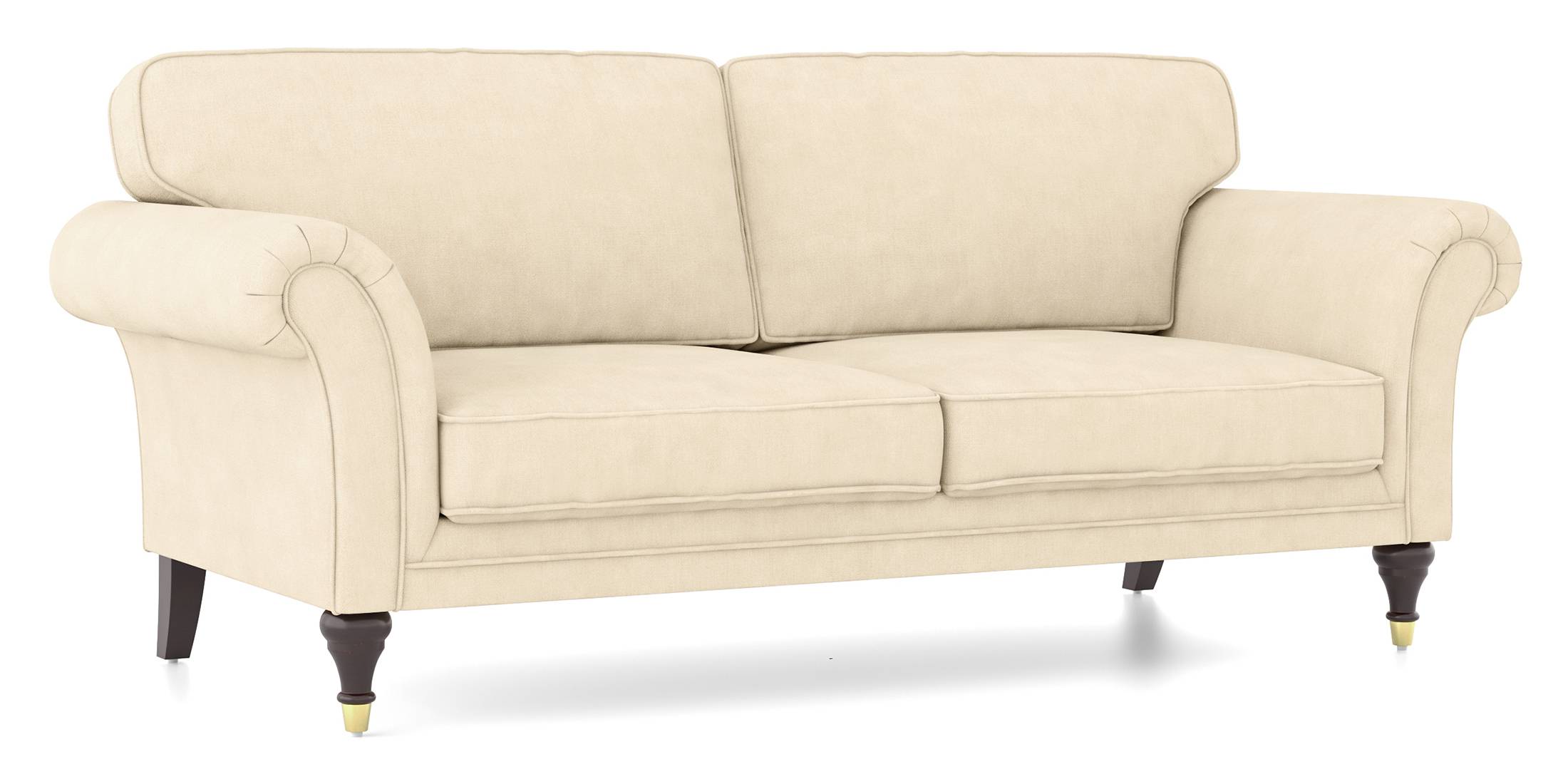 Amara Fabric Sofa (Birch Beige) - Urban Ladder