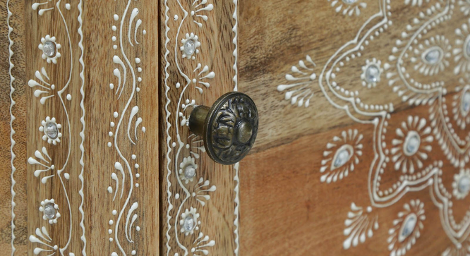 Halcyon Solid Wood Bedside Table in Painted Finish - Urban Ladder