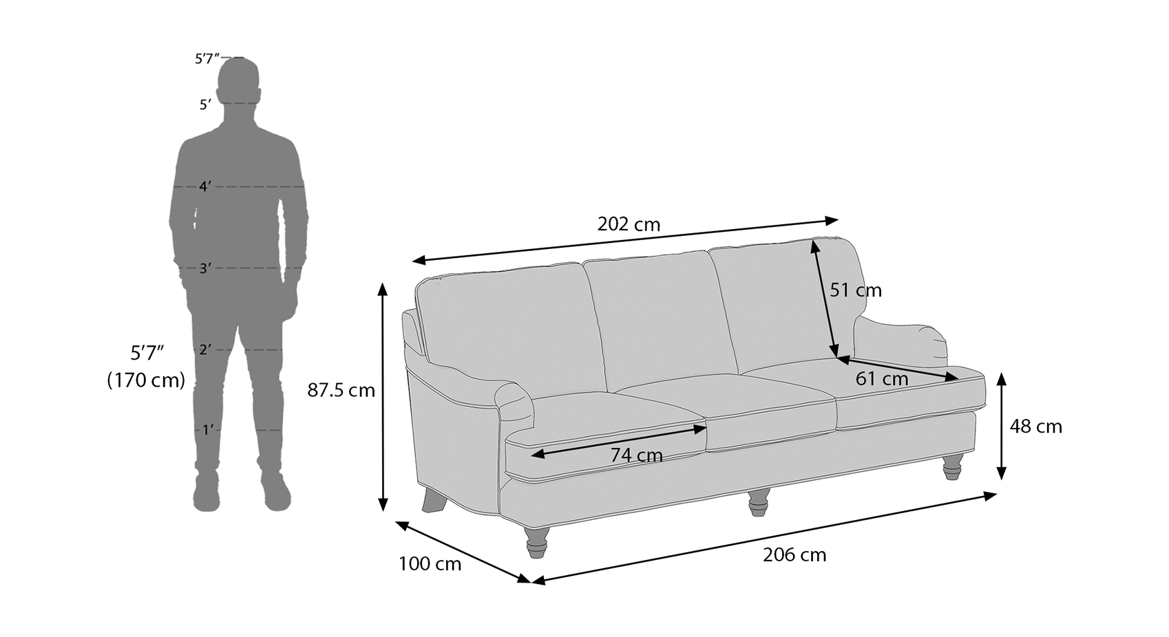 Ophelia Fabric Sofa (Faded Lilac Pink Velvet) - Urban Ladder