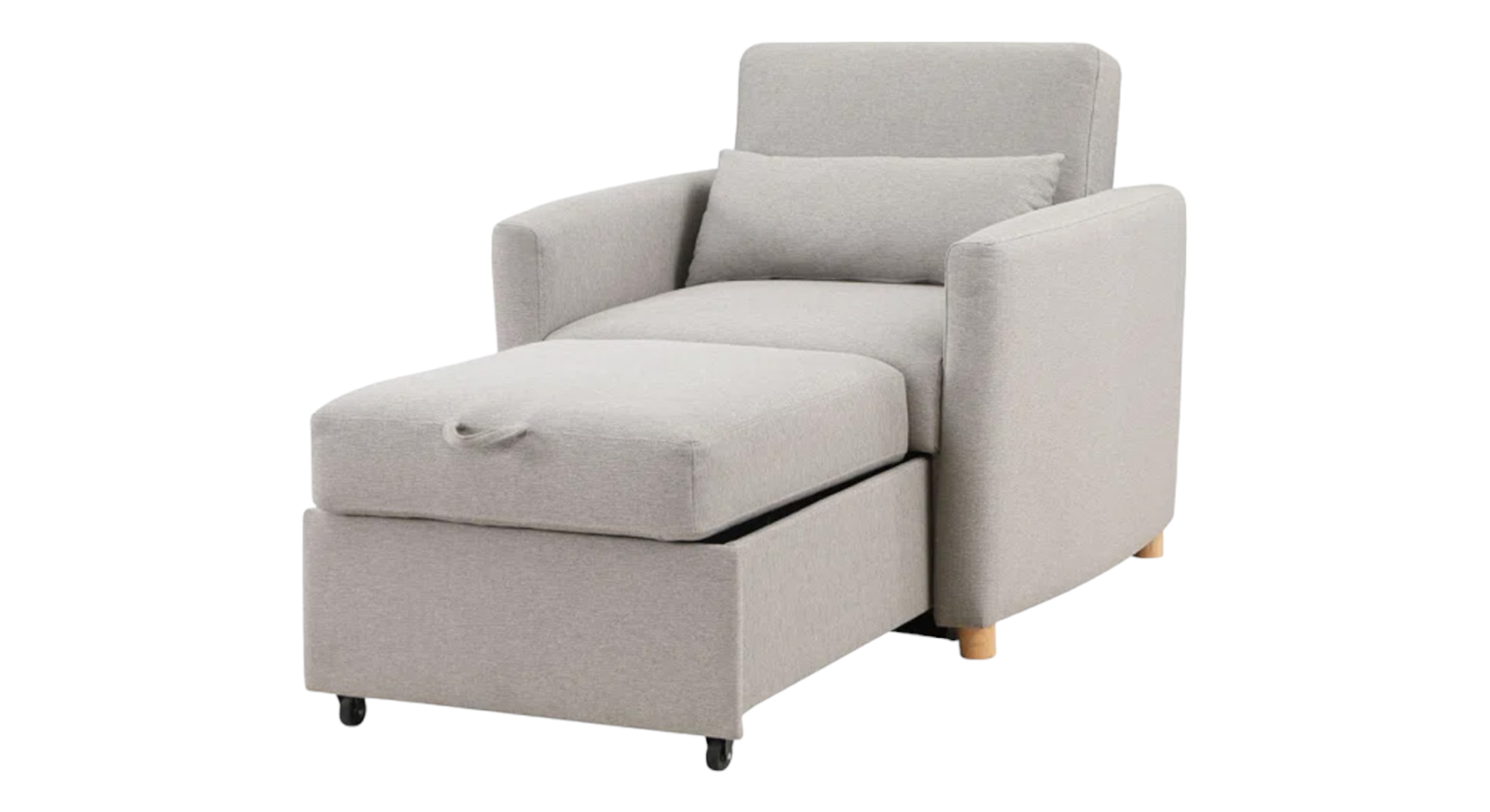 Jernell 1 Seater Fold Out Sofa cum Bed In Turqouise Blue - Urban Ladder