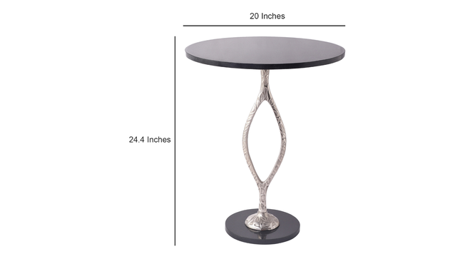 Java Metal Side Table in Polished Finish - Urban Ladder