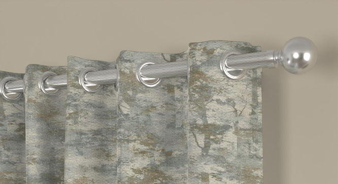 Green Polyester Window Curtain - Urban Ladder