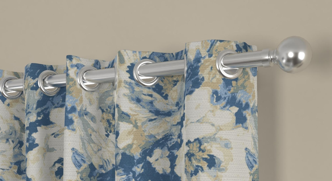 Blue Polyester Window Curtain - Urban Ladder