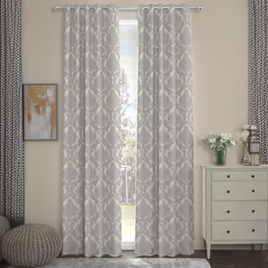Grey Polyester Door Curtain - Urban Ladder