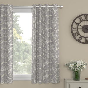 Grey Polyester Window Curtain - Urban Ladder