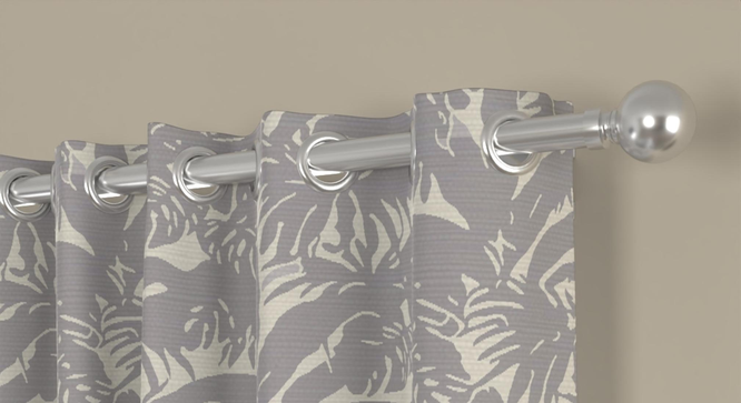 Grey Polyester Window Curtain - Urban Ladder