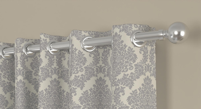 Grey Polyester Window Curtain - Urban Ladder