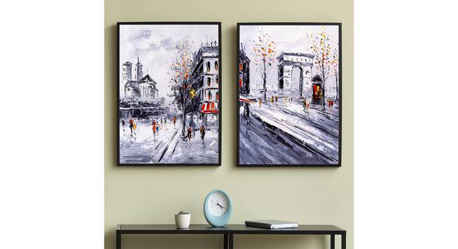 Samidh Black Engineered Wood Wall Art - Urban Ladder