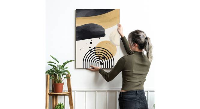 Bennett Multi Fabric Wall Art - Urban Ladder