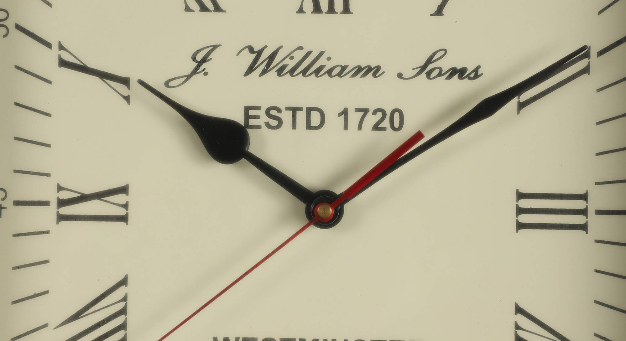 Brown Solid Wood Square Analog Wall Clock - Urban Ladder