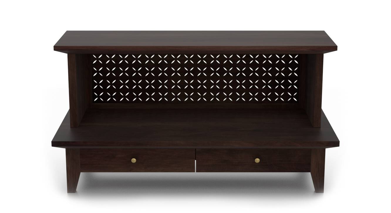 Devoto Solid Wood Free Standing Prayer Unit Without Door - Urban Ladder