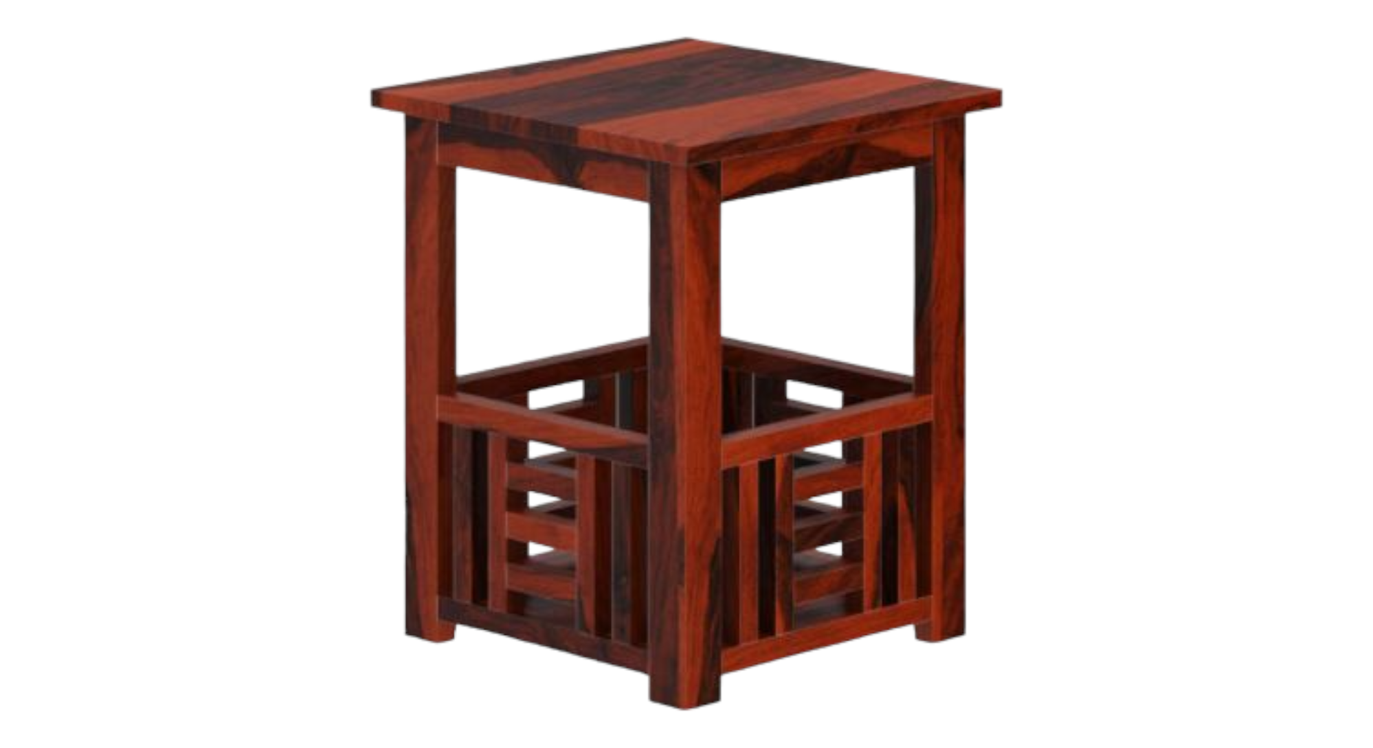 Java Solid Wood Side Table in Honey Finish - Urban Ladder