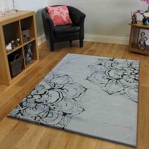 Grey Contemporary Machine Made Polyester 3 X 5 Feet Carpet - Urban Ladder
