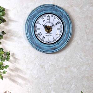 Blue Engineered Wood Wall Clock - Urban Ladder