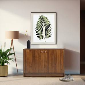 Engineered Wood Shoe Rack in Columbian Walnut Finish - Urban Ladder