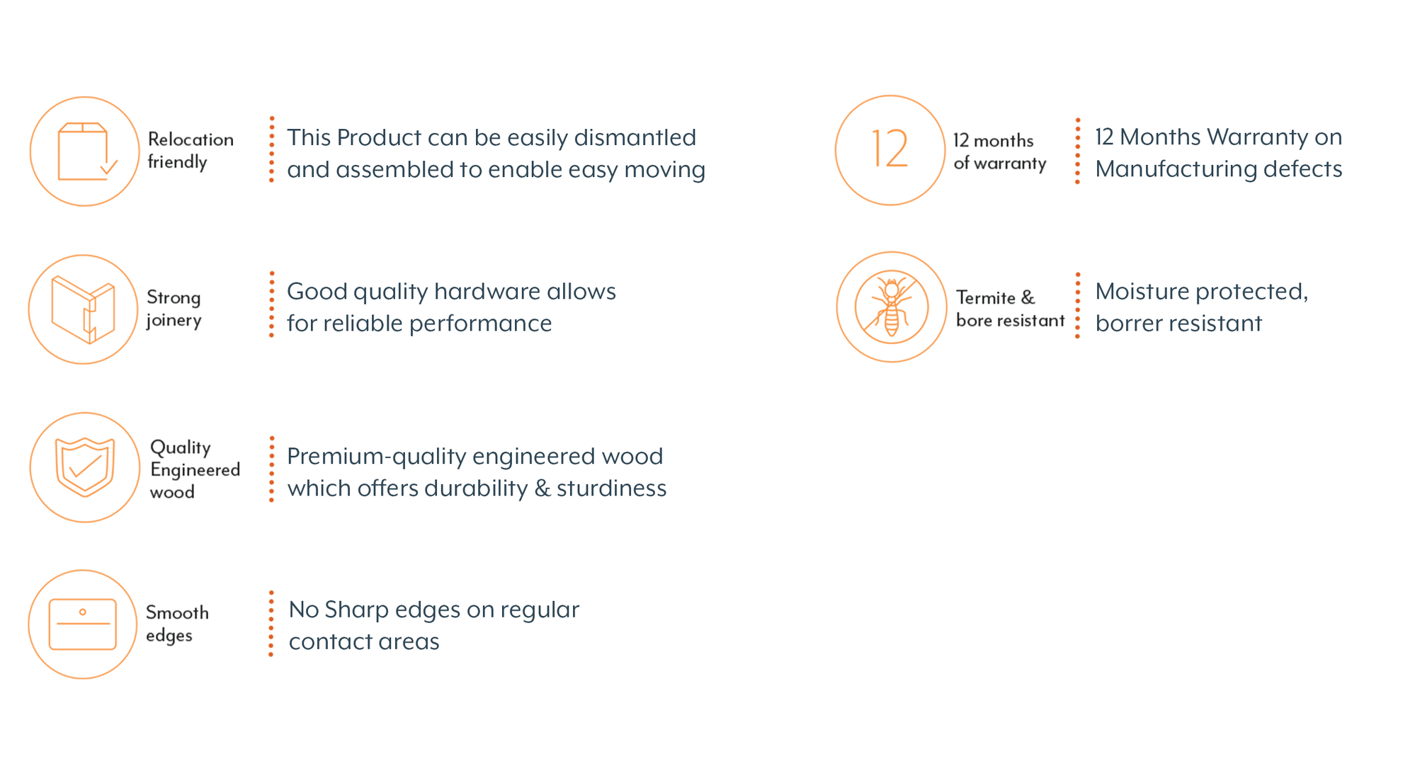 Zoey Bed with Zoey Bedside Table - Urban Ladder