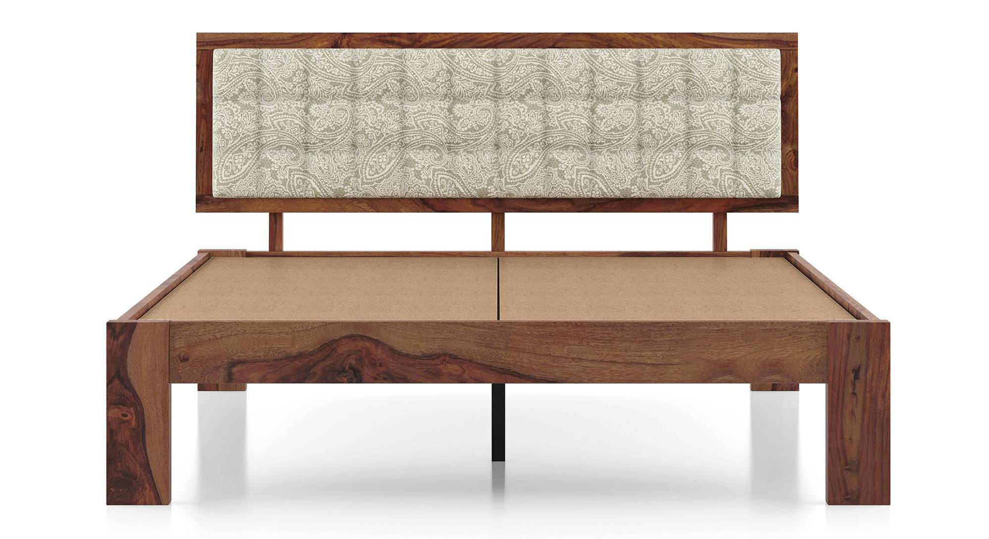 Florence Bed with Zephyr Bedside Table - Urban Ladder