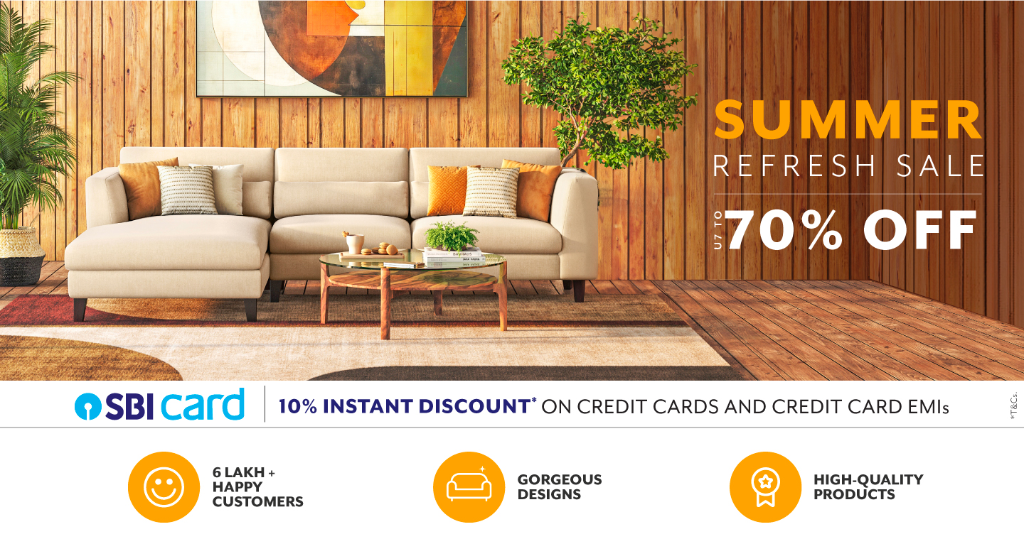 Summer Refresh Sale 642024 - Urban Ladder