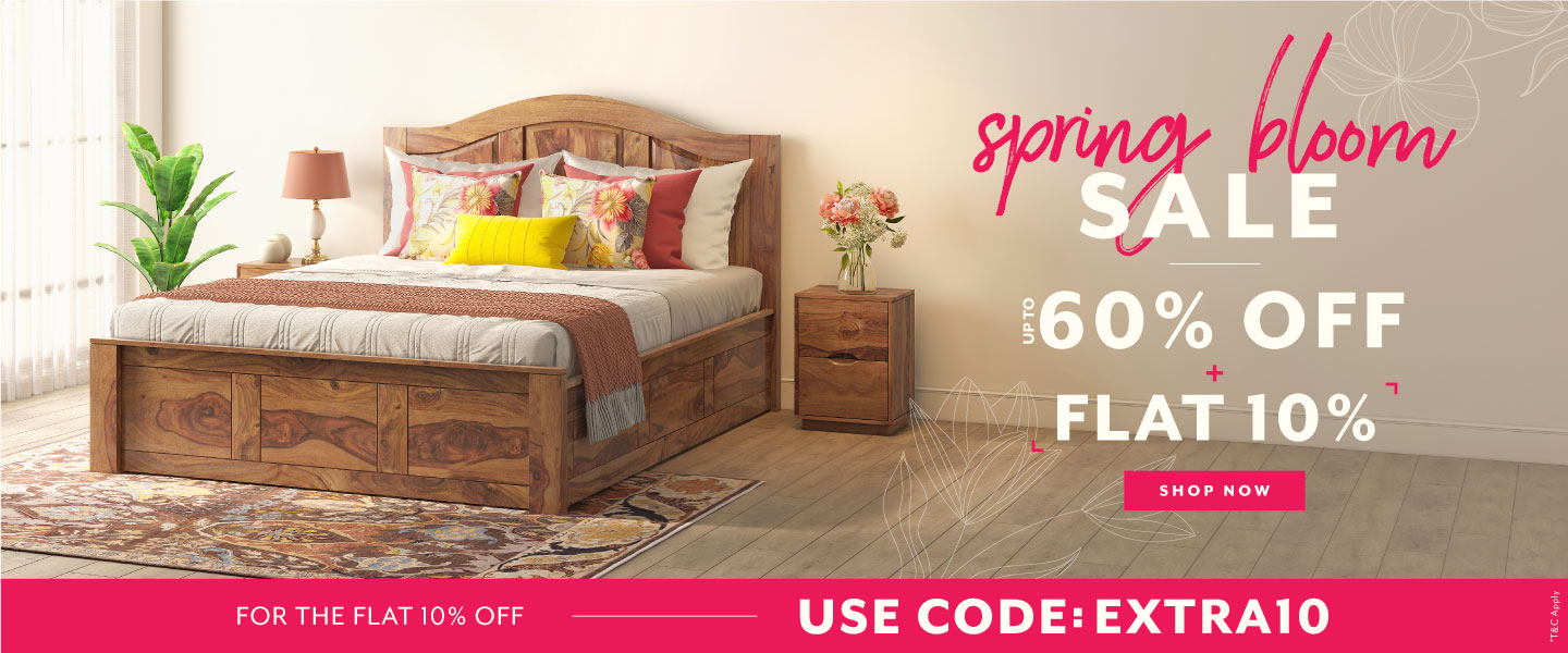 Upto 60% Off on Furniture this Spring Bloom Sale! - Urban Ladder